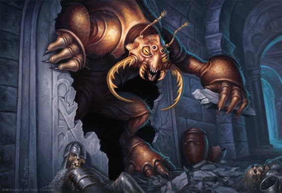 Umber Hulk Dungeons & Dragons Art Print by Scott Murphy - Etsy