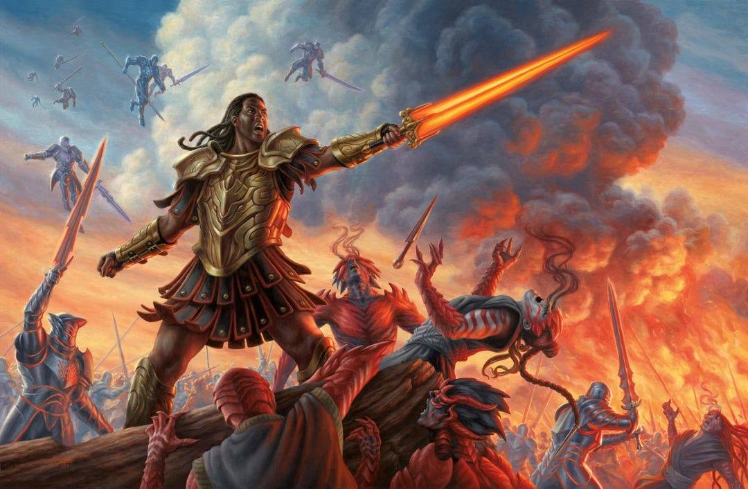 Taln, Herald of War, Print of Cosmere RPG Illustration by Scott Murphy ...