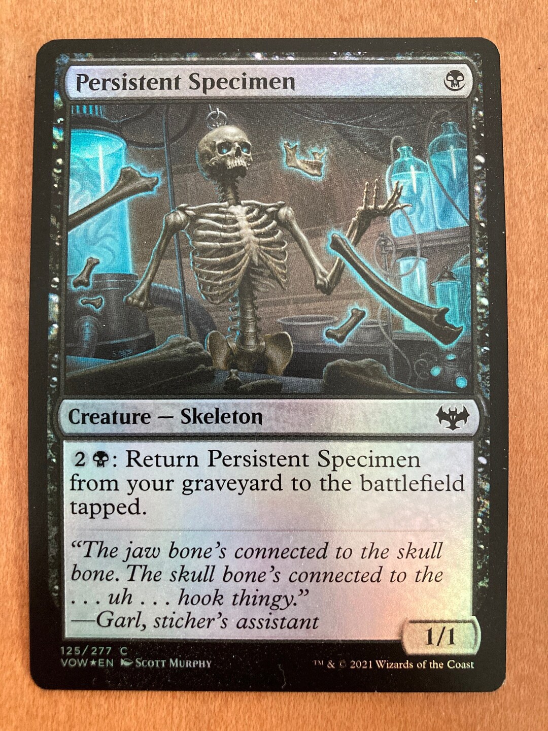 Persistent Specimen, FOIL, Limited Edition Magic the Gathering Artist ...
