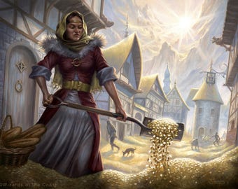 Meteorite Print of Magic: the Gathering Illustration by Scott | Etsy