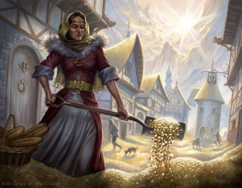 Windfall Print of Magic: the Gathering Illustration by Scott Murphy - Etsy