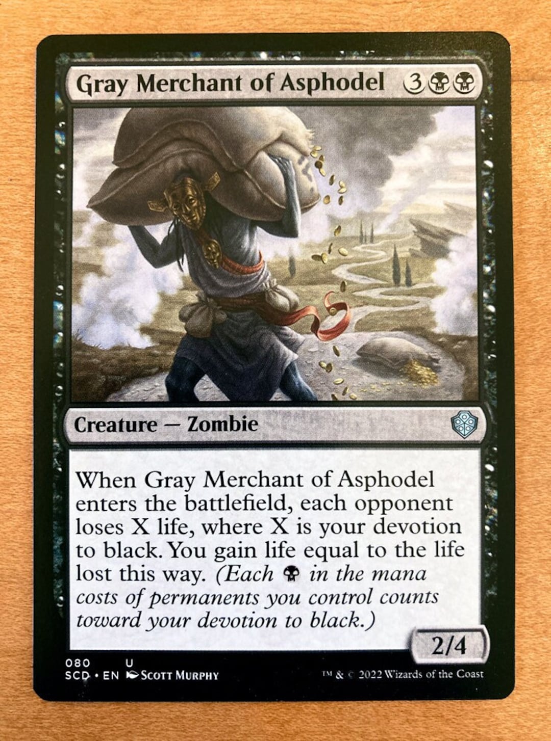Gray Merchant of Asphodel, Limited Edition Magic the Gathering Artist ...
