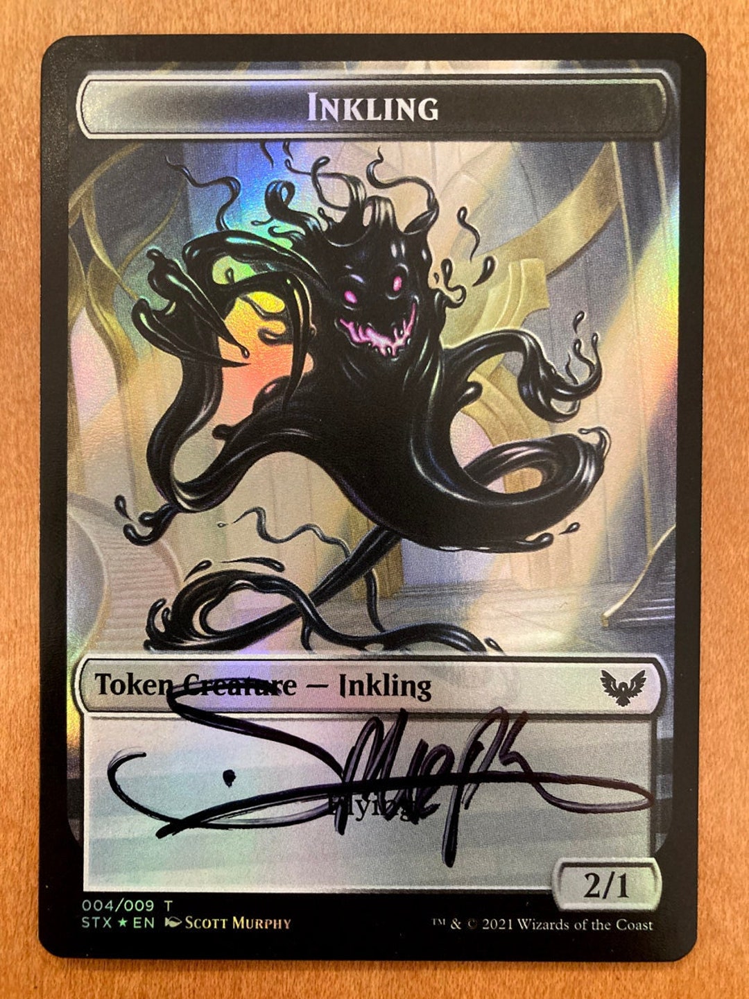 Inkling Token FOIL Limited Edition Magic the Gathering - Etsy