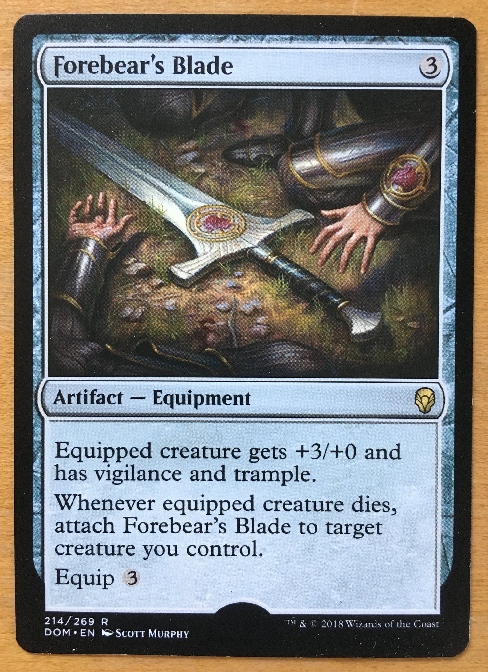 Forebear's Blade Limited Edition MTG Artist Proof by | Etsy