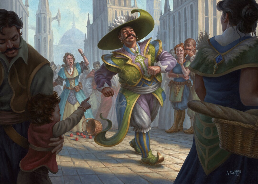 Pompous Gadabout Print of Magic Illustration by Scott Murphy - Etsy