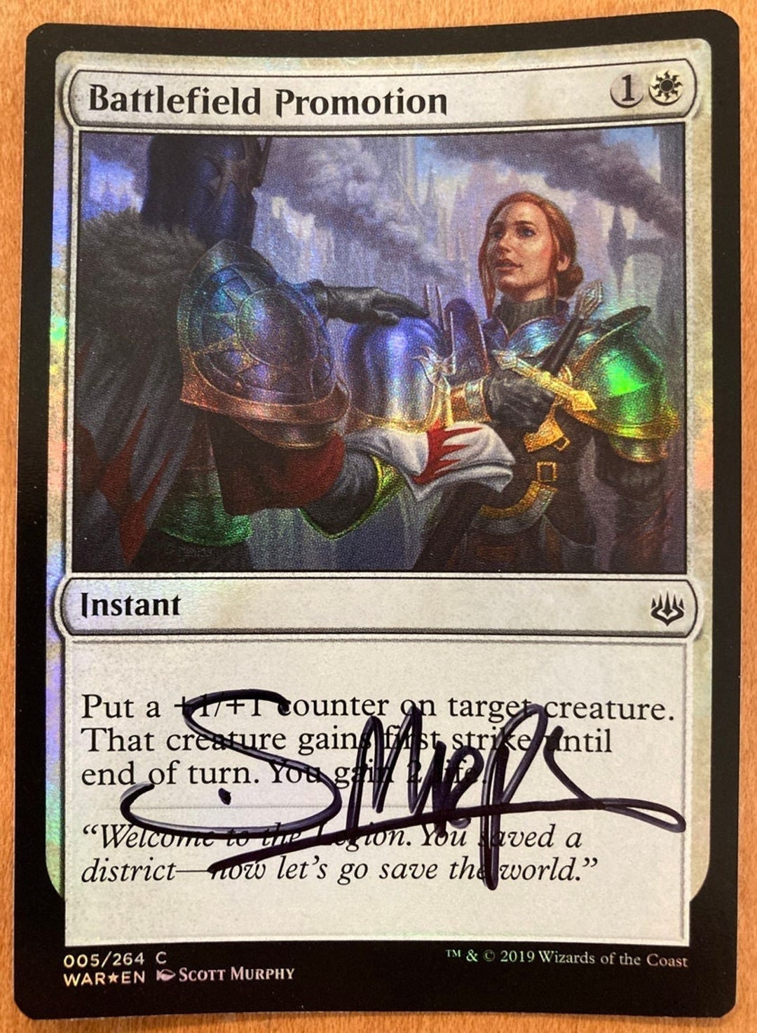 Battlefield Promotion, FOIL, Limited Edition MTG Artist Proof, by Scott ...