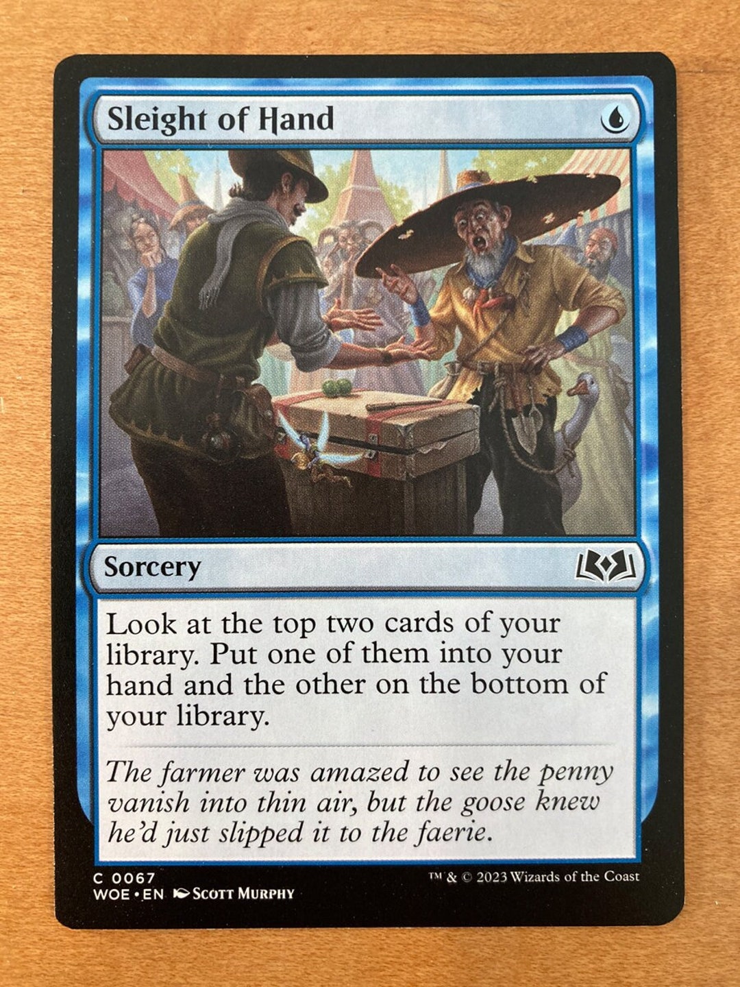 Sleight of Hand, Limited Edition Magic the Gathering Artist Proof Card ...