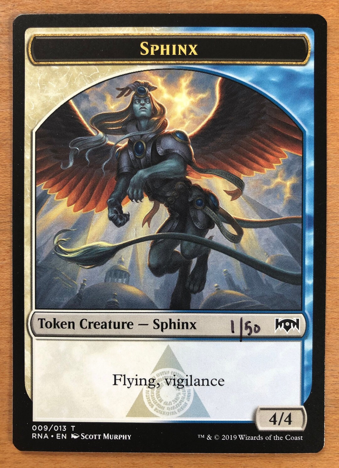 Sphinx Token, Limited Edition Magic the Gathering Artist Proof Card, by ...