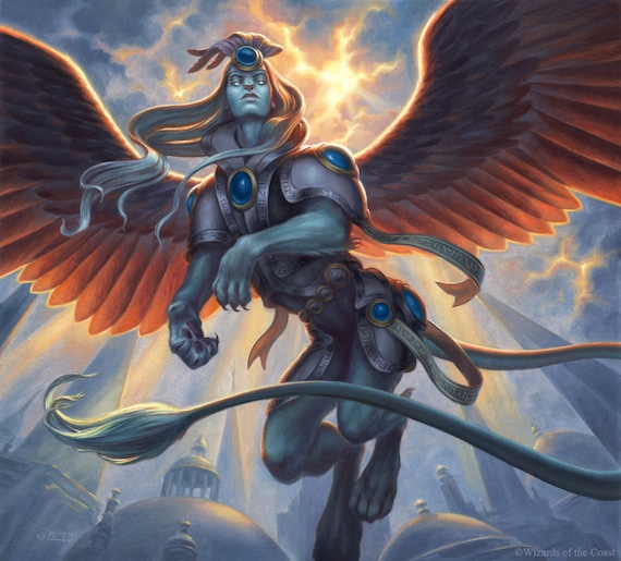 Sphinx Token Print of Magic: The Gathering Illustration by | Etsy