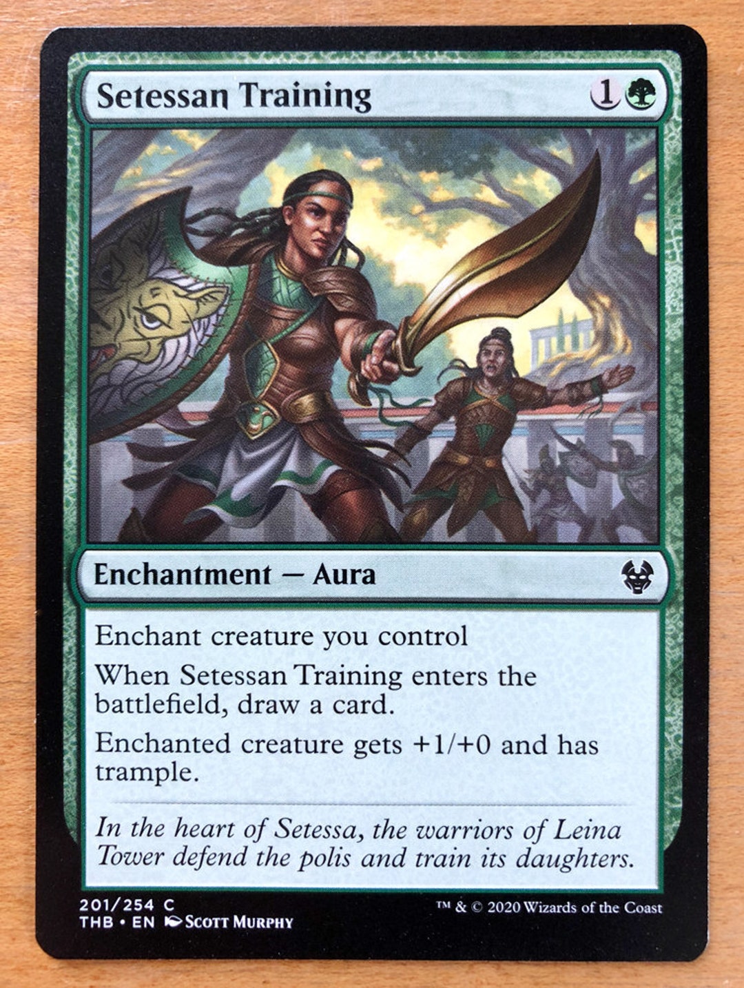 Setessan Training, Limited Edition Magic the Gathering Artist Proof ...
