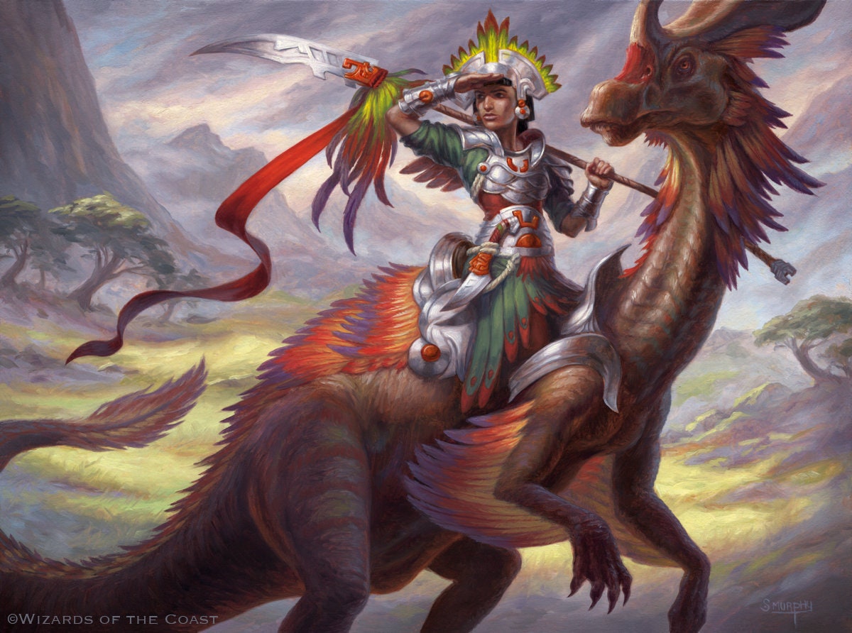 Ixalan Scout Print of Magic: the Gathering Illustration by Scott Murphy ...