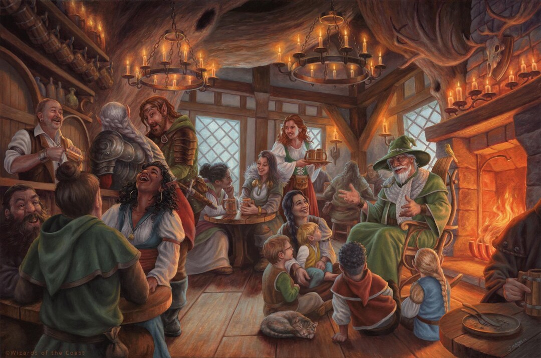 The Inn of the Last Home Print of D&D Illustration by Scott Murphy - Etsy