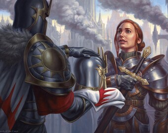 Meteorite Print of Magic: the Gathering Illustration by Scott | Etsy