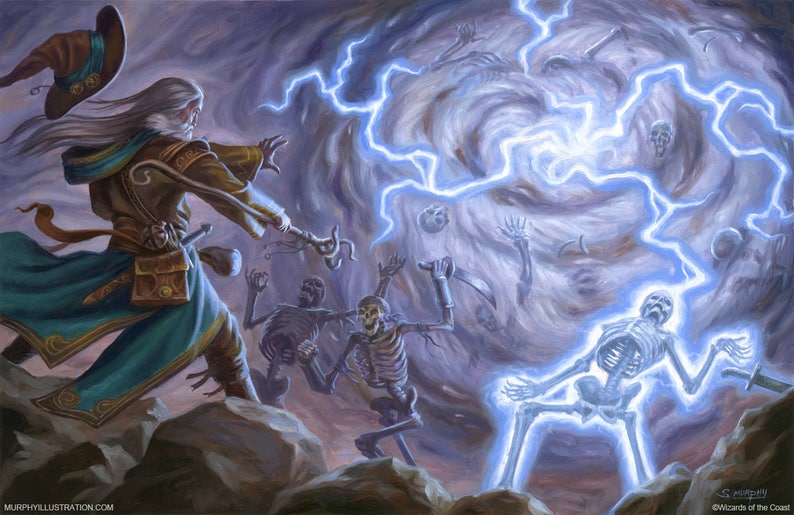 Storm Sphere, Dungeons & Dragons Art Print by Scott Murphy - Etsy