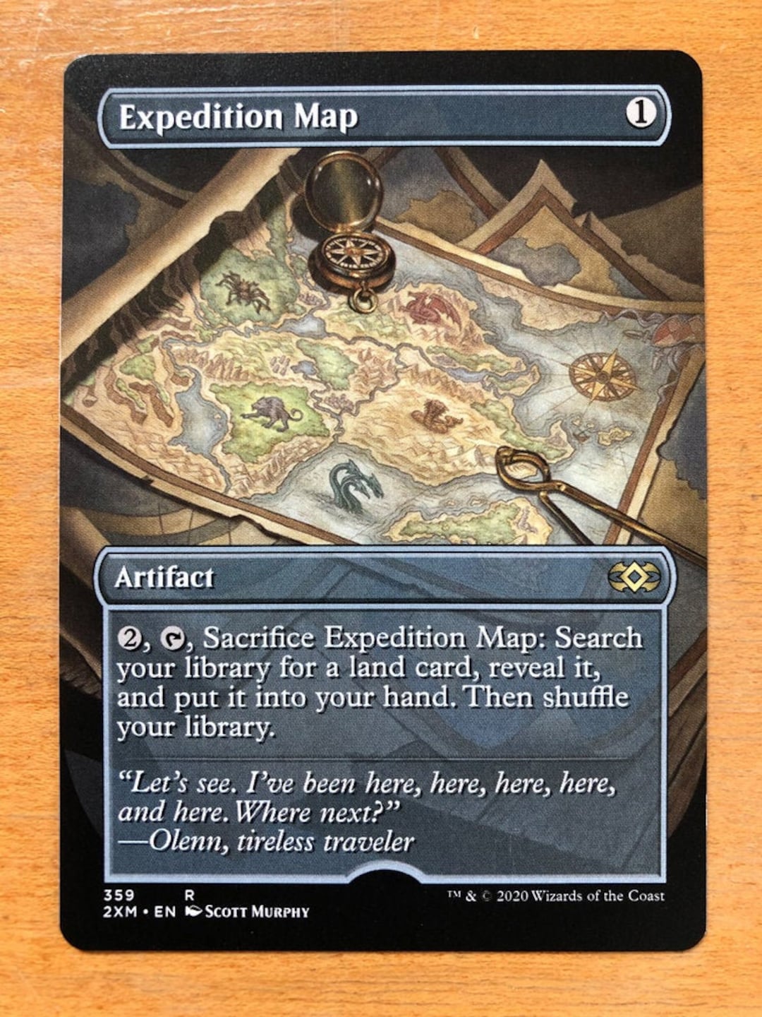 Expedition Map, Extended Art Box Topper, Limited Edition Magic the ...
