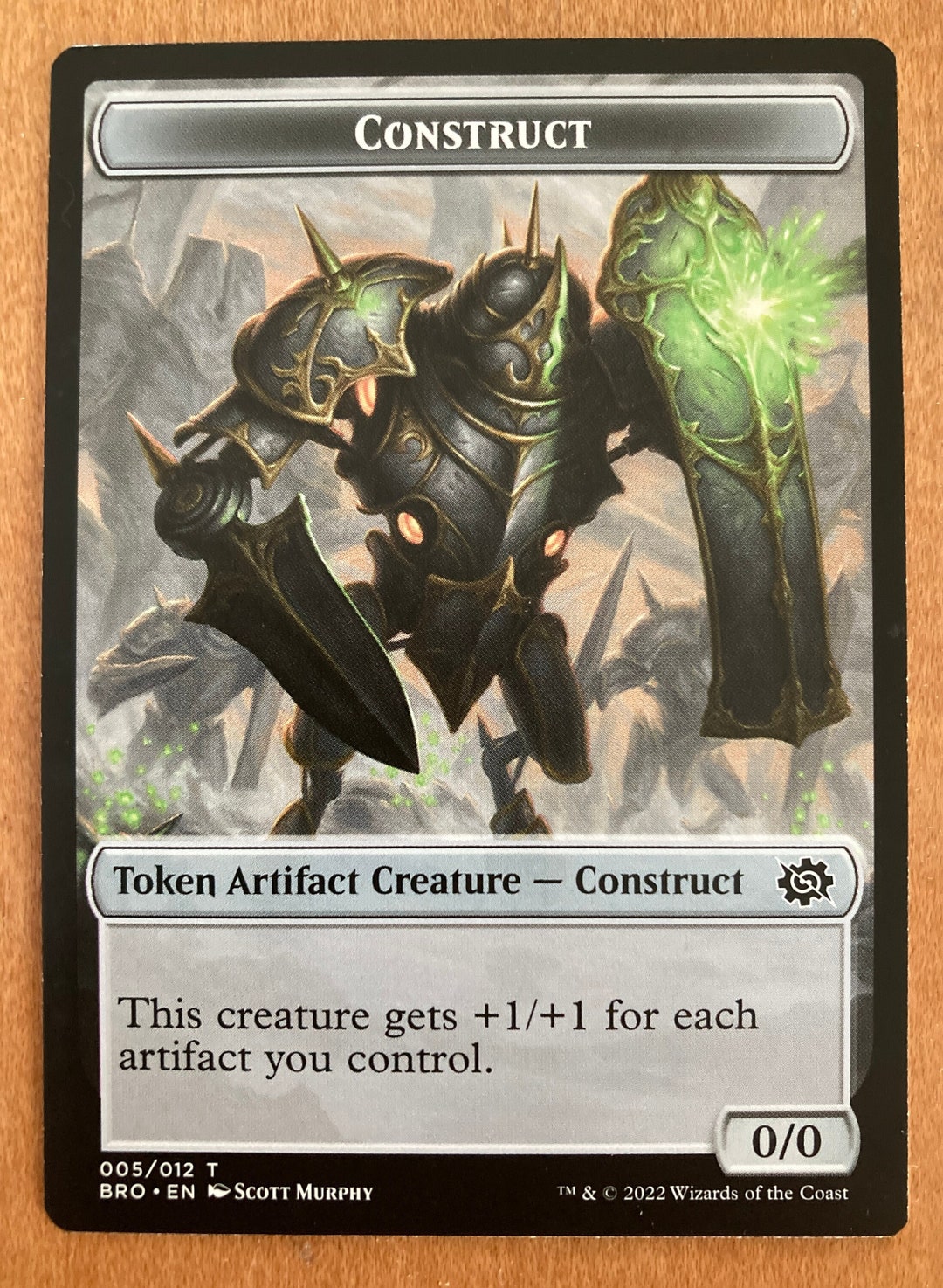 Construct Token, Limited Edition Magic the Gathering Artist Proof Card, by Scott Murphy - Etsy