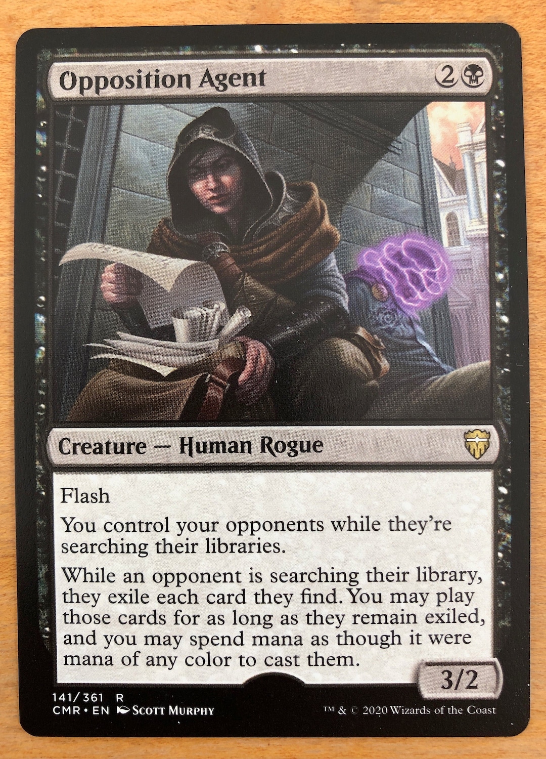 Opposition Agent, Limited Edition Magic the Gathering Artist Proof Card ...