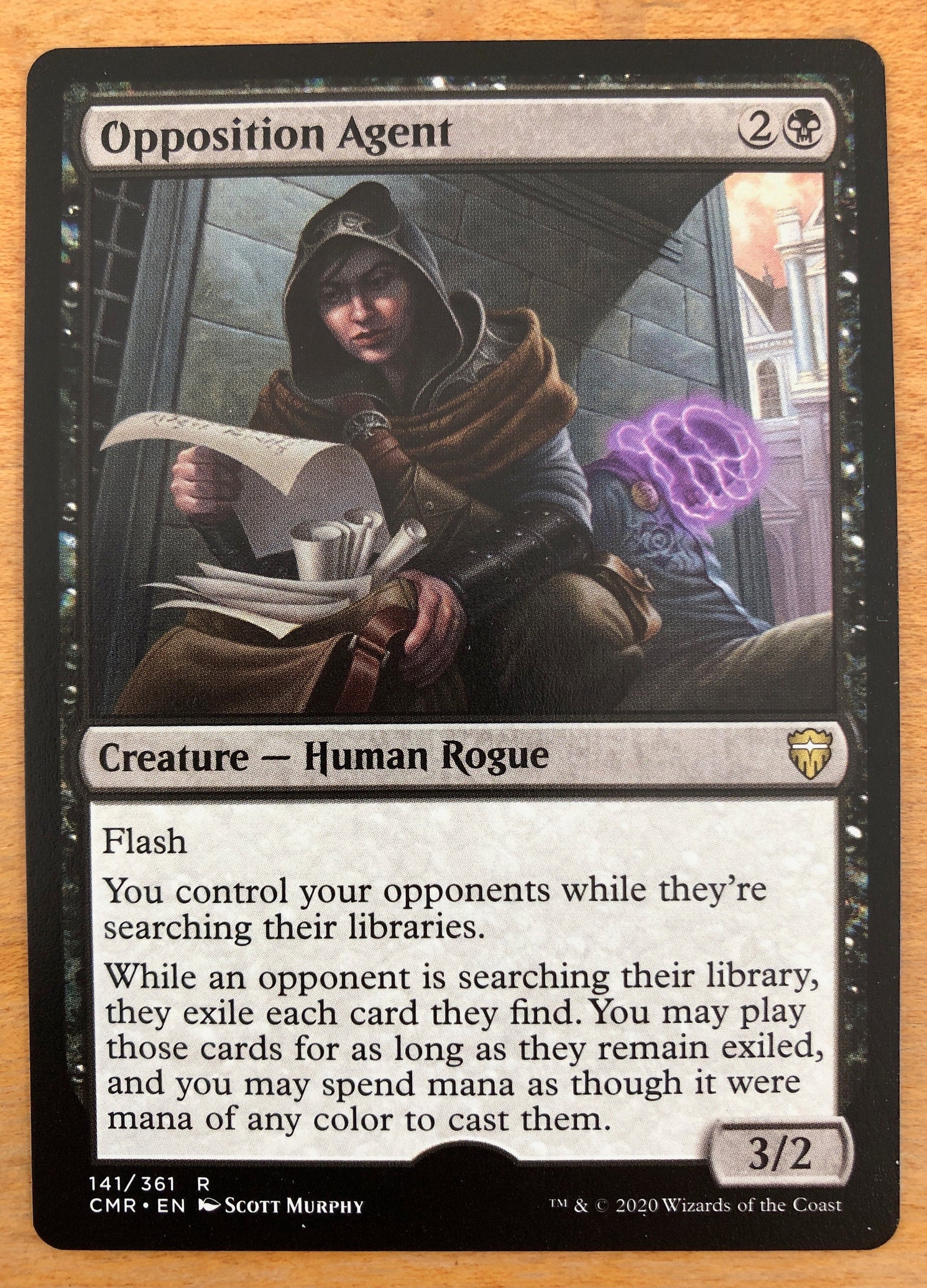 Opposition Agent, Limited Edition Magic the Gathering Artist Proof Card ...