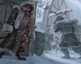 Karkolohk Print of Dungeons & Dragons Illustration by Scott Murphy - Etsy