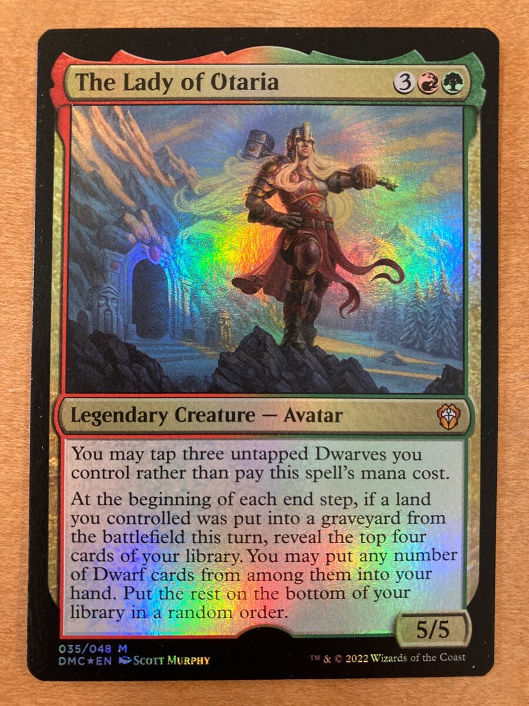 The Lady of Otaria, *FOIL*, Limited Edition Magic the Gathering Artist ...