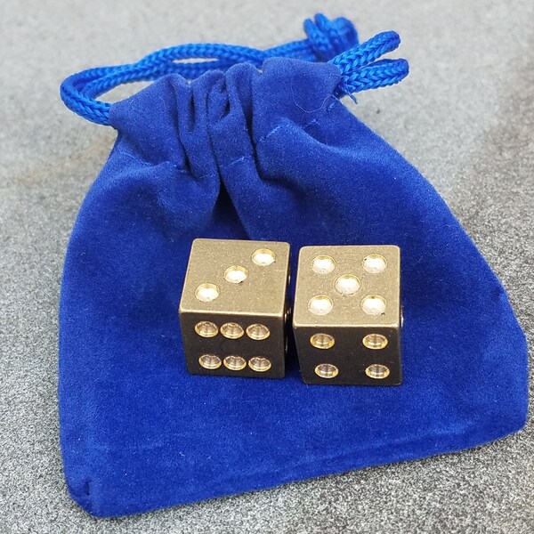 Solid Silver Dice - Etsy