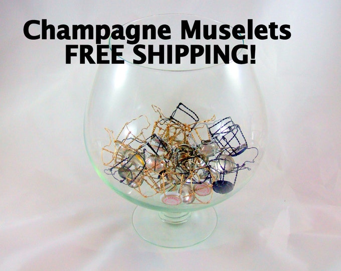 30 Champagne Wire Cages and Caps FREE SHIPPING - Etsy