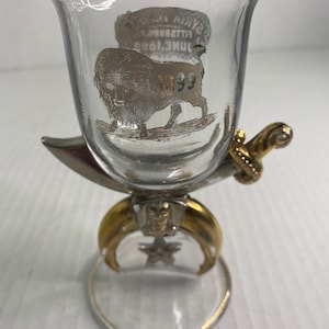 masonic silver goblet