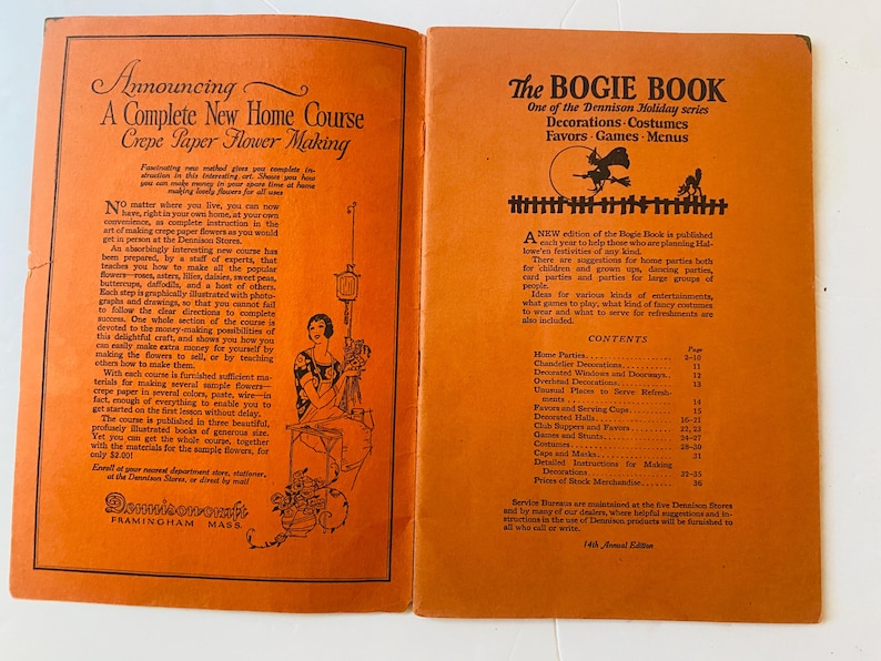 1926 Denison Boogie Book Original Not a Copy Full of Decorating ...