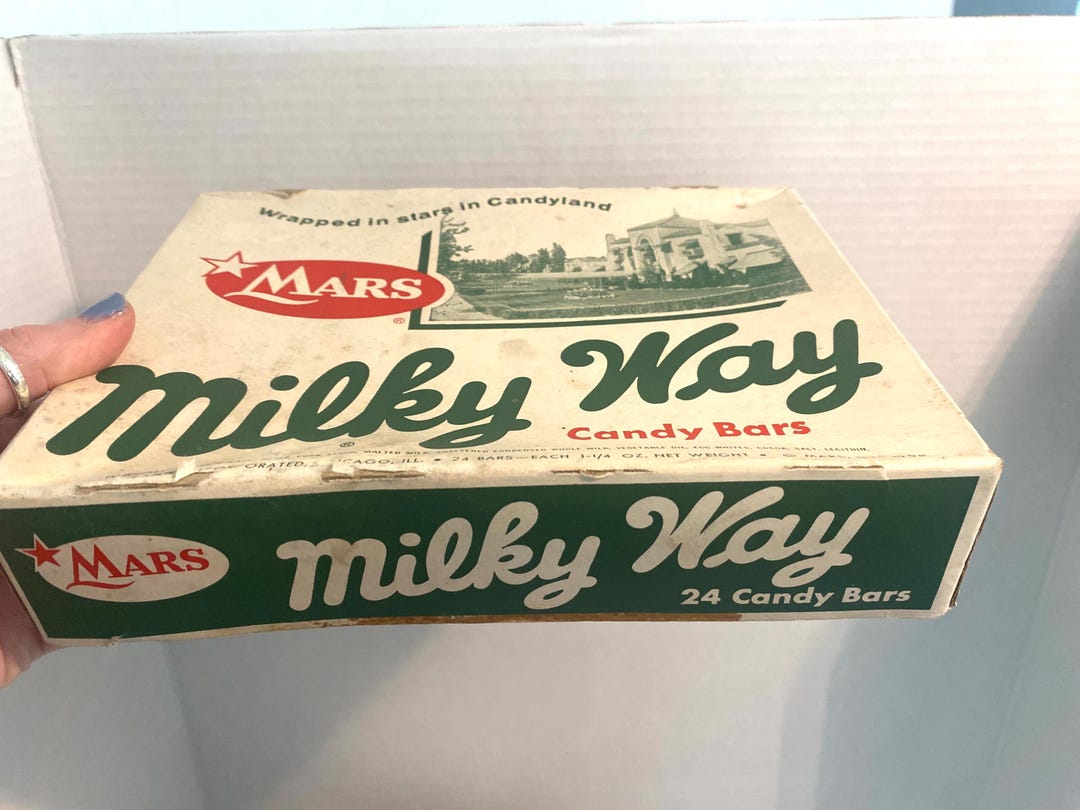 Vintage Candy Box Milky Way, Retro Candy Box , 1958 Candy Box, 50s ...