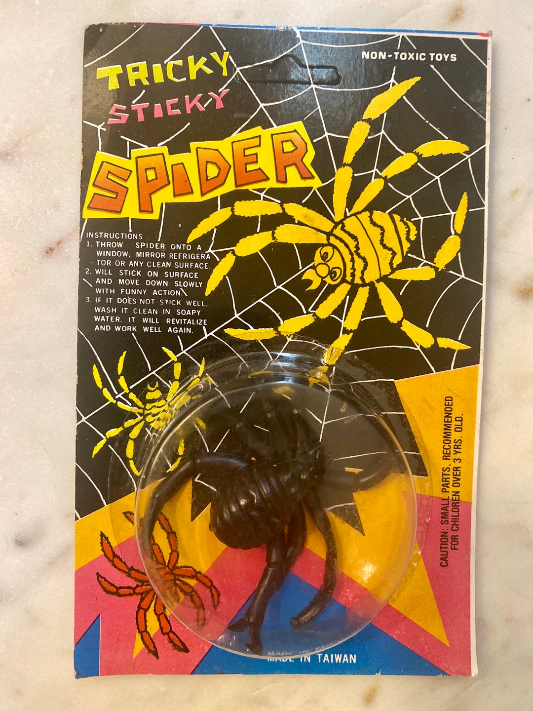 Vintage Halloween NOS Spider in Original Package Never Opened Tricky ...