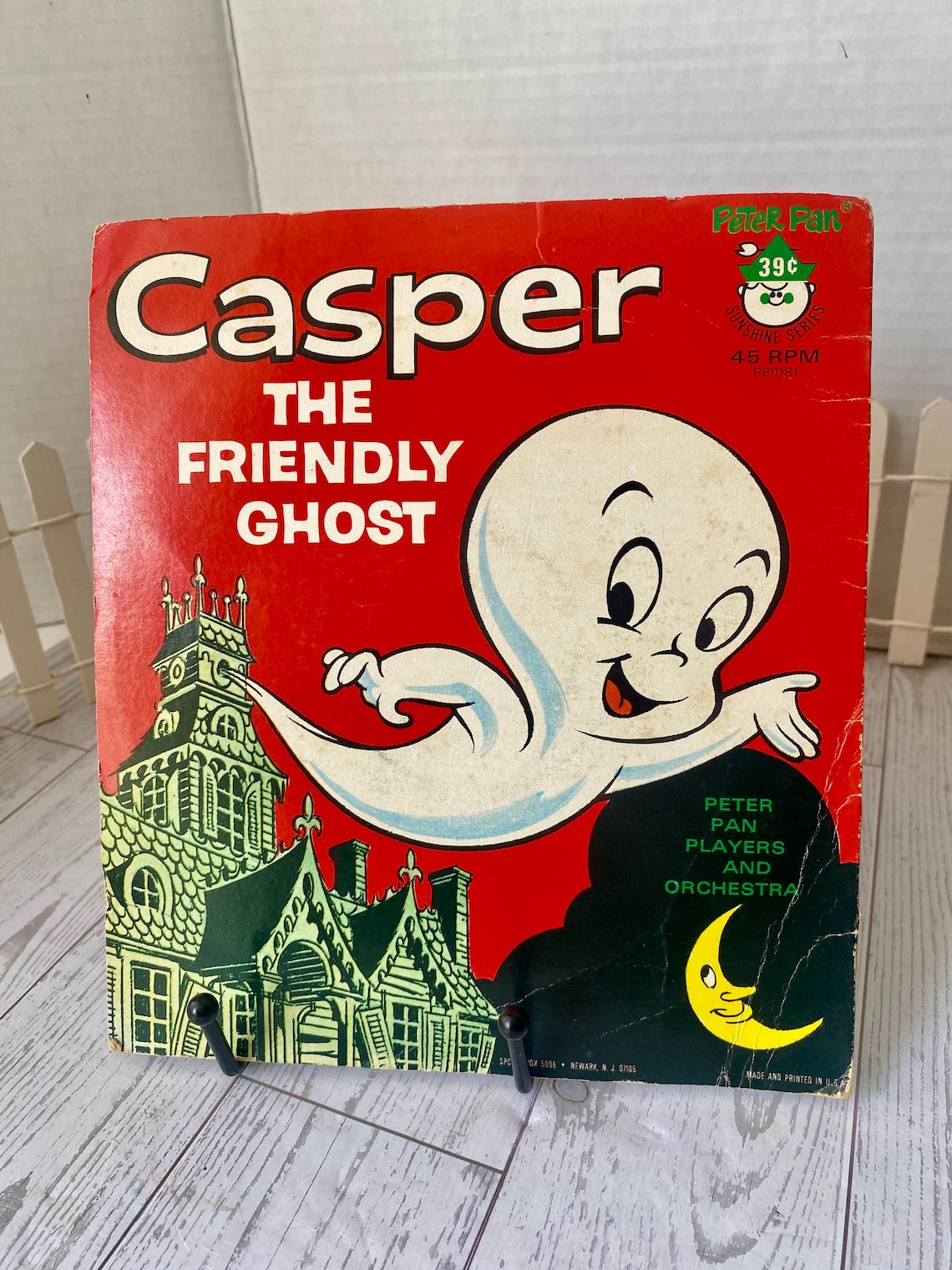 Vintage Casper Ghost 45 Record in Original Cover Peter Pan Untested - Etsy