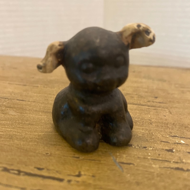 Cast Iron Dog Miniature - Etsy