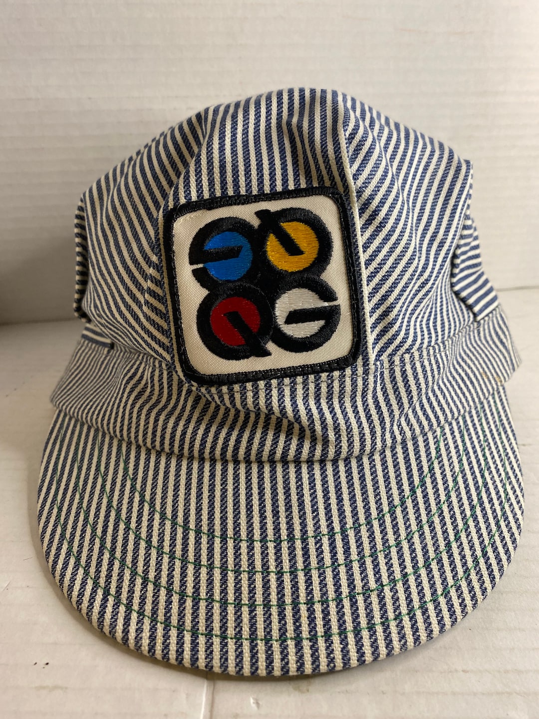 Vintage Kramer Union Made USA Patch Hat , RR Hat , Quad Graphics , Snap ...
