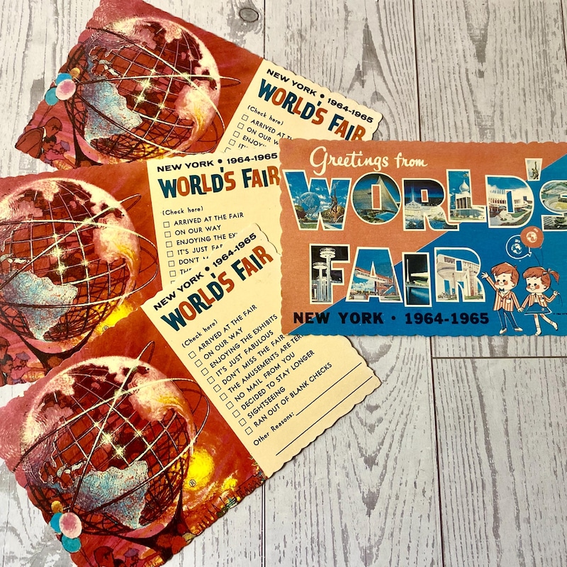 Worlds Fair Postcard - Etsy