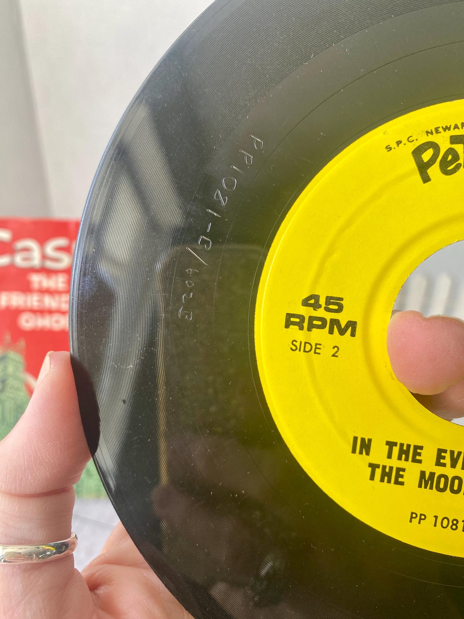 Vintage Casper Ghost 45 Record in Original Cover Peter Pan Untested - Etsy