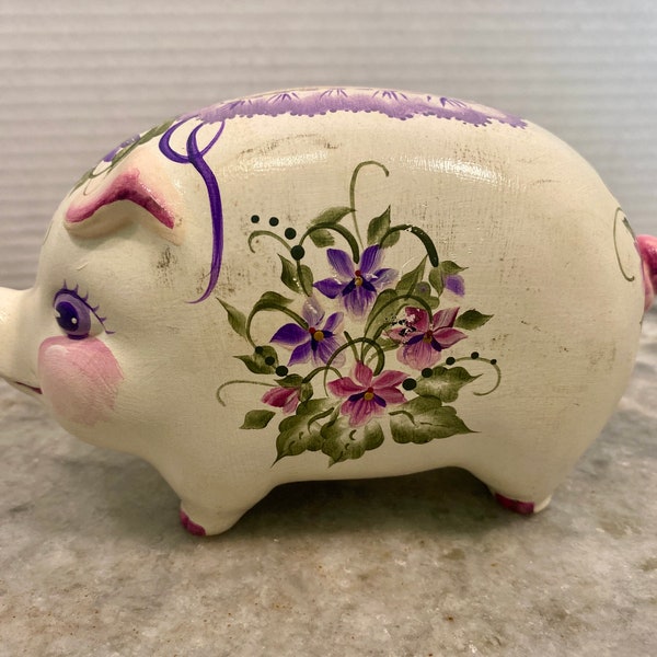 Vintage Pig Bank - Etsy