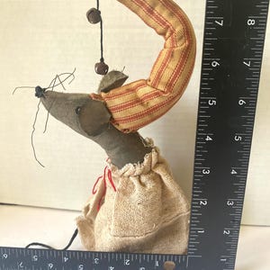 Vintage Primitive Mouse in a Nightcap - Etsy