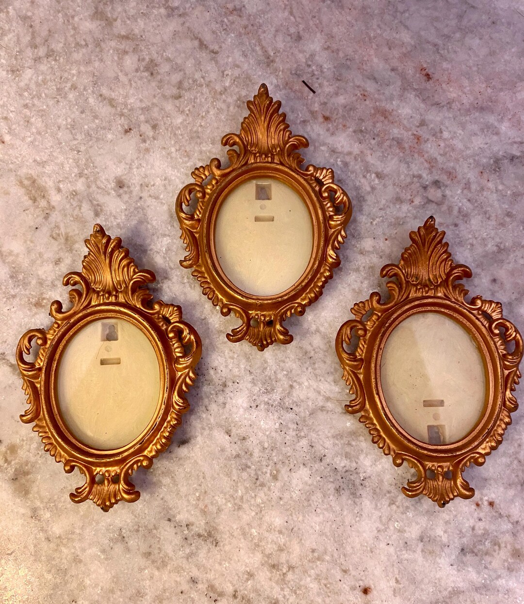 Mini Frames Set of Three Ornate Victorian Decor Hong Kong - Etsy