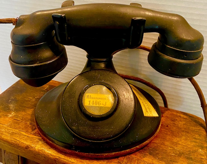 Antique Phone 1920s Western Electric Non-dial Desk Phone ,TMC Handset ...