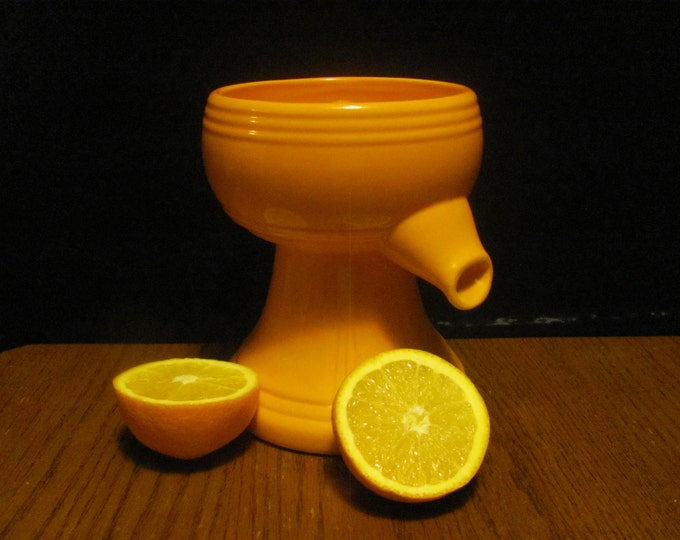 Fiestaware Orange Go Along Tall Hand Juicer Reamer Unmarked - Etsy