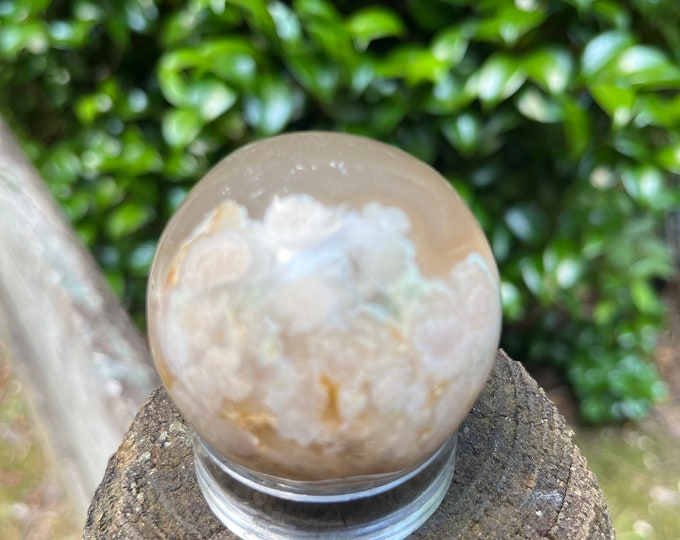 Flower Agate Sphere | Crystal Sphere | Flower Agate Sphere | Small ...