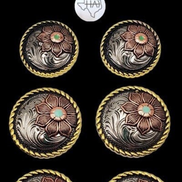 Saddle Conchos - Etsy