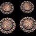 Set of 6 - Economy Saddle Set Flat Berry Conchos ACP - Etsy