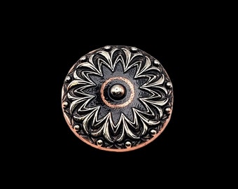 New Pair Clovis Hansen Western Gear Bridle Loop Back Conchos - Etsy