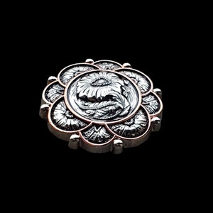 1-1/2" Ransom Rose Screw-back Concho - Etsy