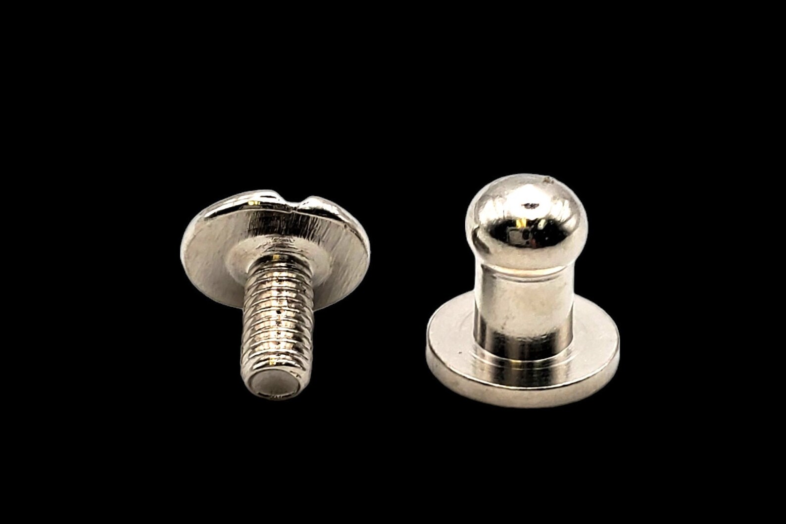 10 Button Studs Small Nickel - Etsy