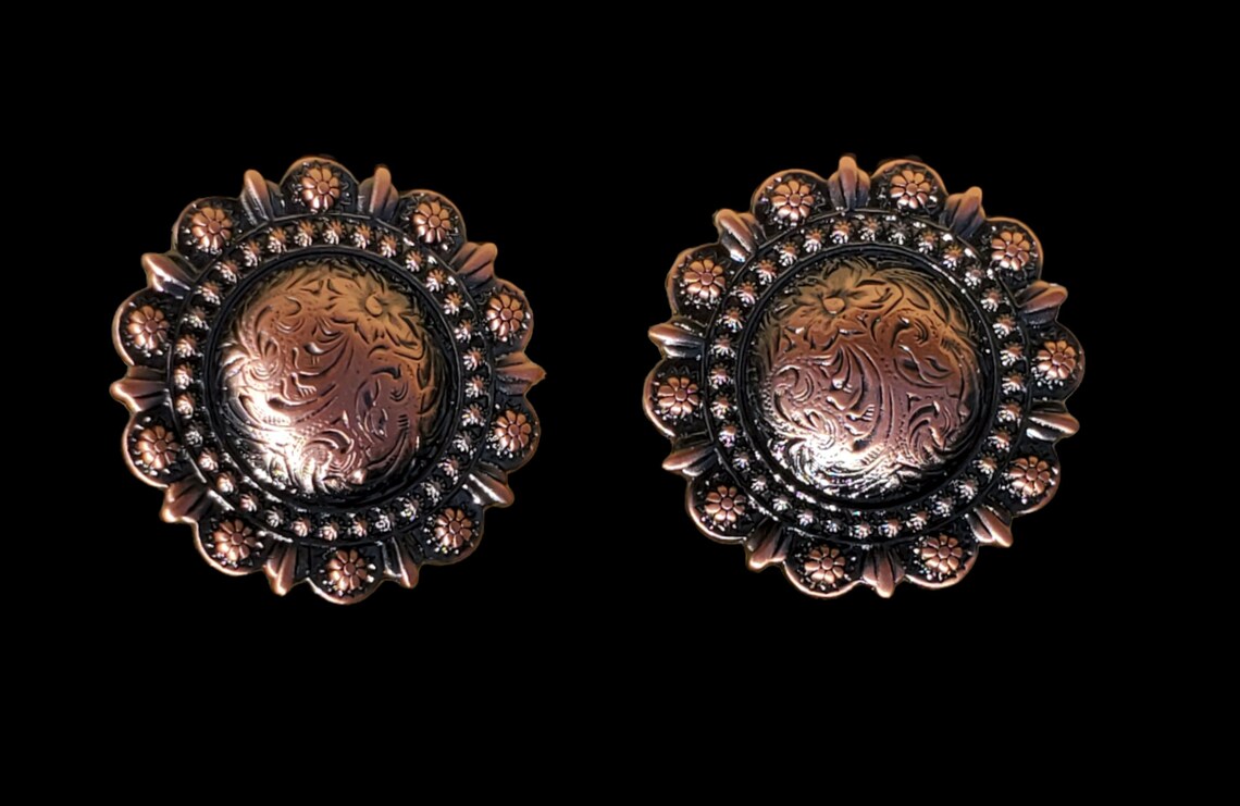 Texhas Berries Cabinet Knobs pair Antique Copper - Etsy