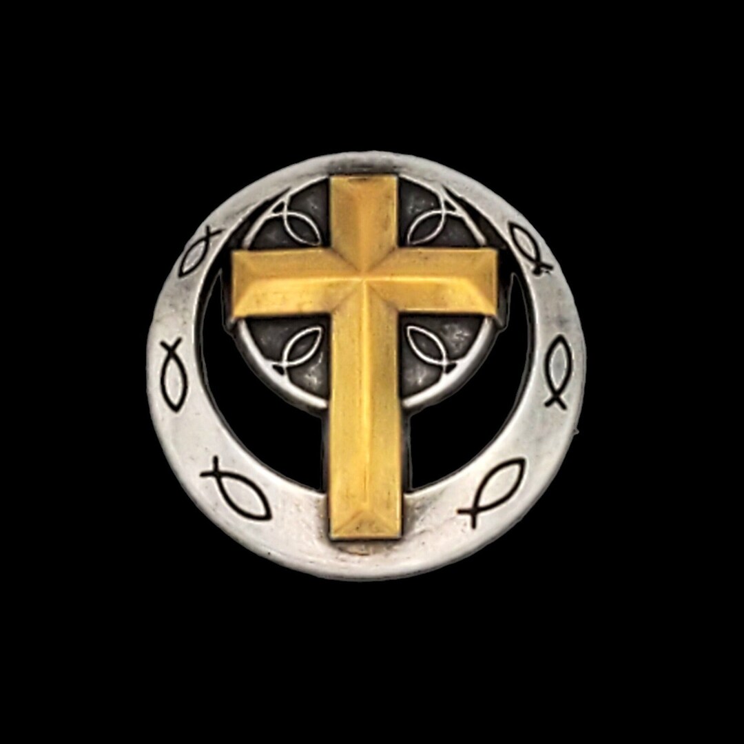 Texhas Cross Concho Screwback Concho HRSPGP1 - Etsy