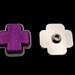 1" (5pkg) Cross Screwback Conchos Purple - Etsy
