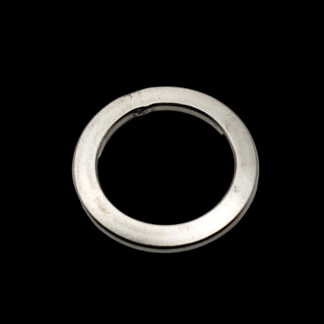2" Flat Edge Stainless Steel Ring - Etsy